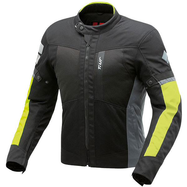 T.ur Etna Textile Jacket - Anthracite / Yellow Fluo - FREE UK DELIVERY
